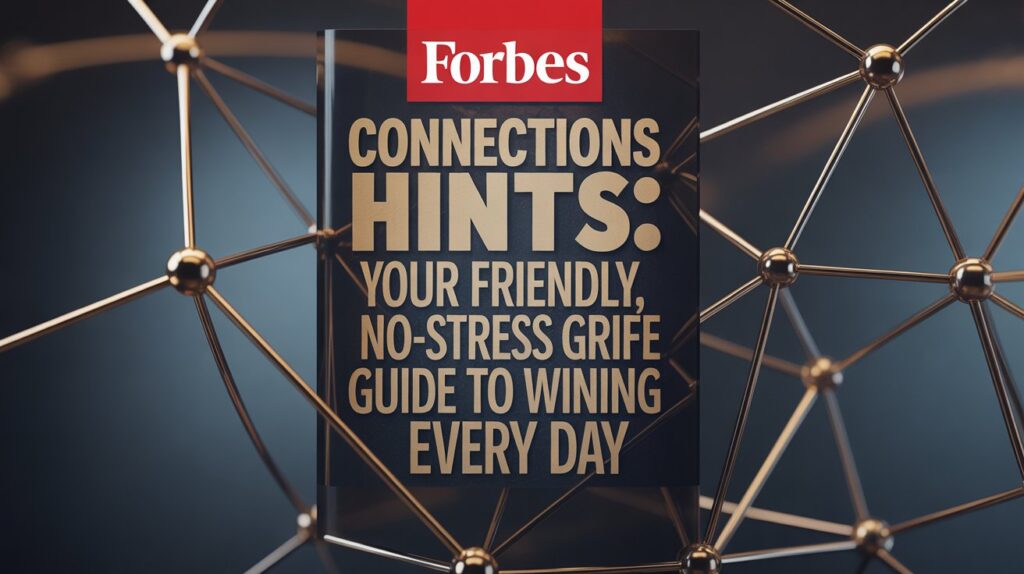 Forbes Connections Hints: Your Friendly, No-Stress Guide to Winning ...